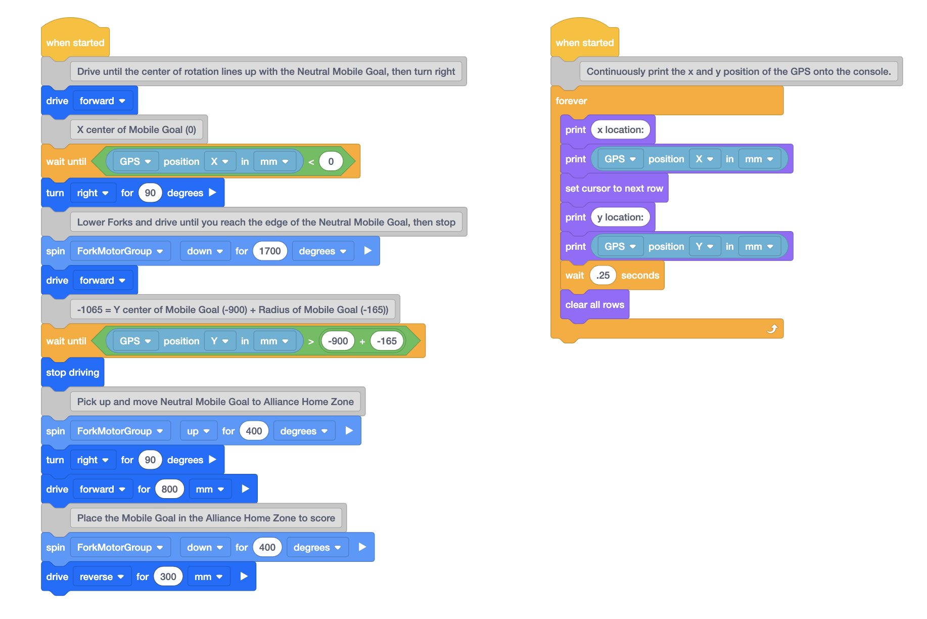 Vex V5 Vrc Virtual Skills Lesson 6 Tips For Coding Moby